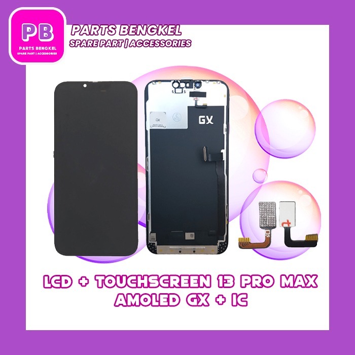 Jual LCD+TOUCHSCREEN 13 PROMAX AMOLED ( GX + IC ) ADA IC BISA PINDAH CHIP MOVE IC | Shopee Indonesia