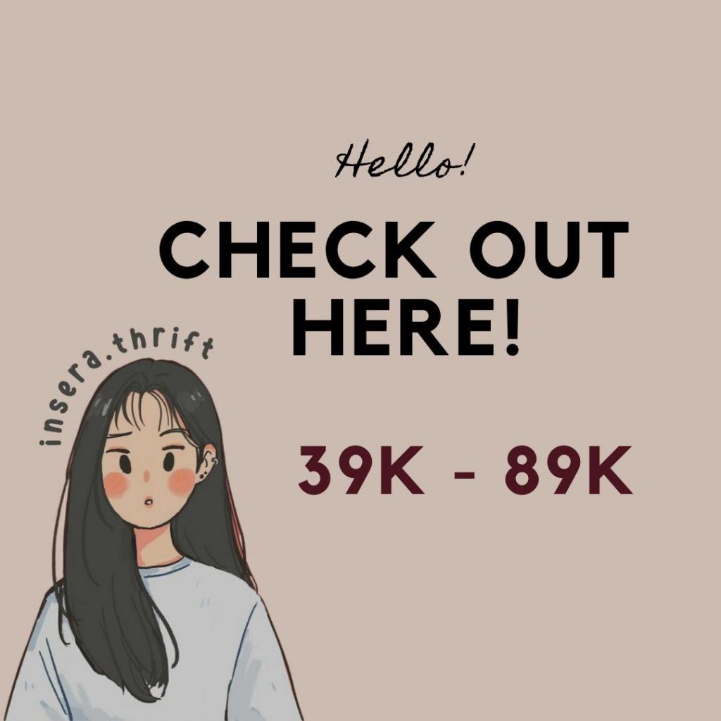 Jual CHECK OUT 39K - 125K (+ biaya Admin Shopee 10%) | Shopee Indonesia
