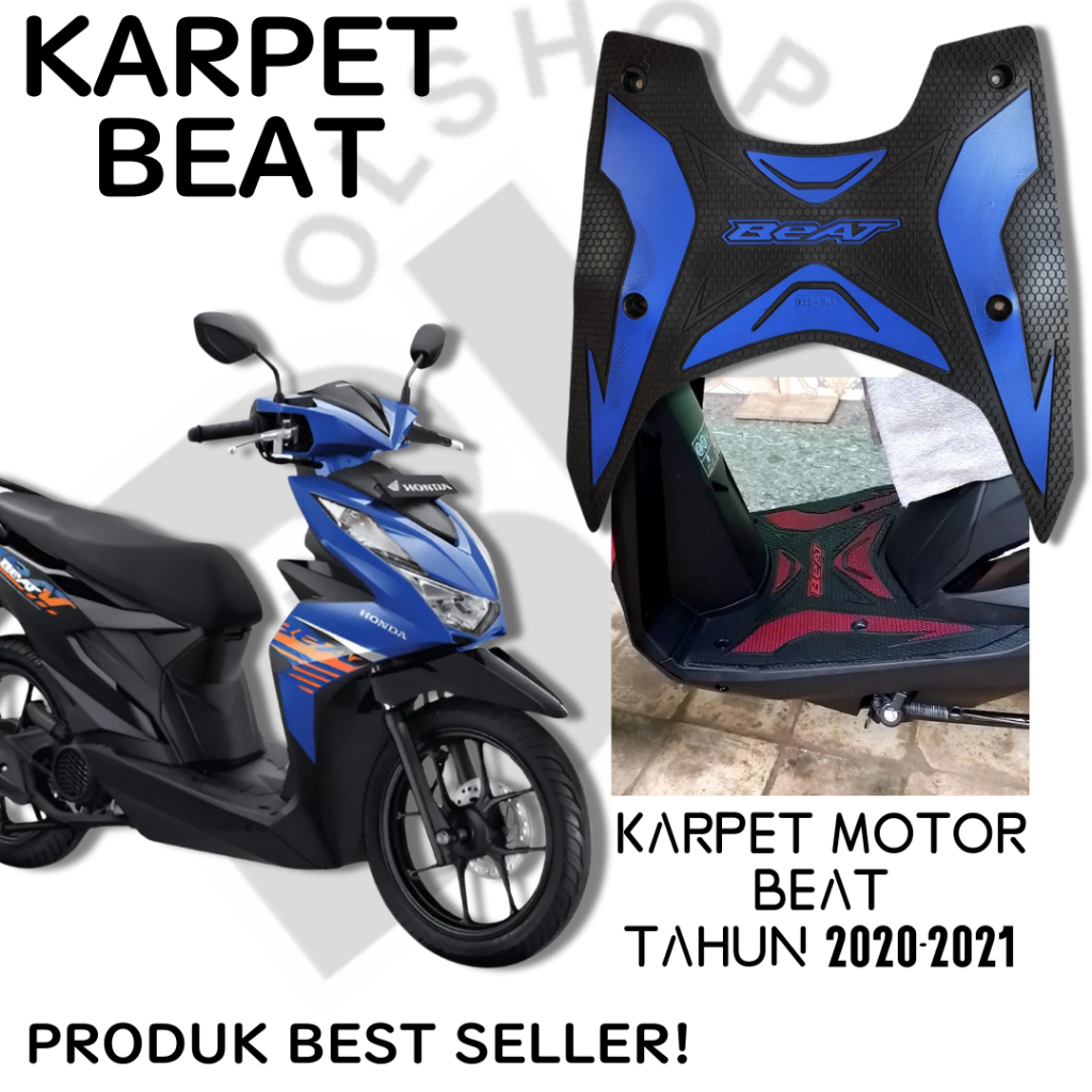 Jual [FS]BEAT Karpet karet stepfloor alas kaki pijakan motor BeAT 2020-2021 Street Deluxe cbs ...