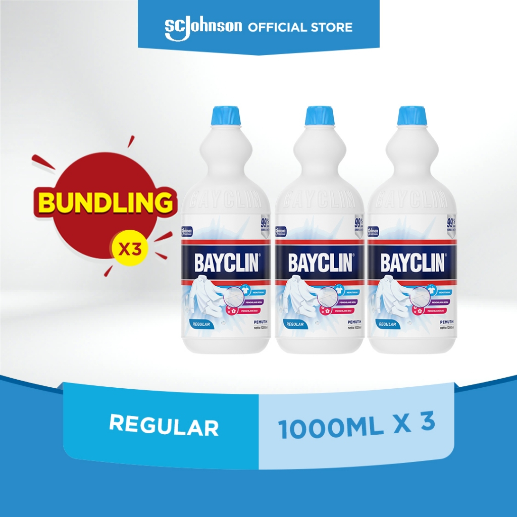 Jual Bayclin Regular 1lt x3 | Shopee Indonesia