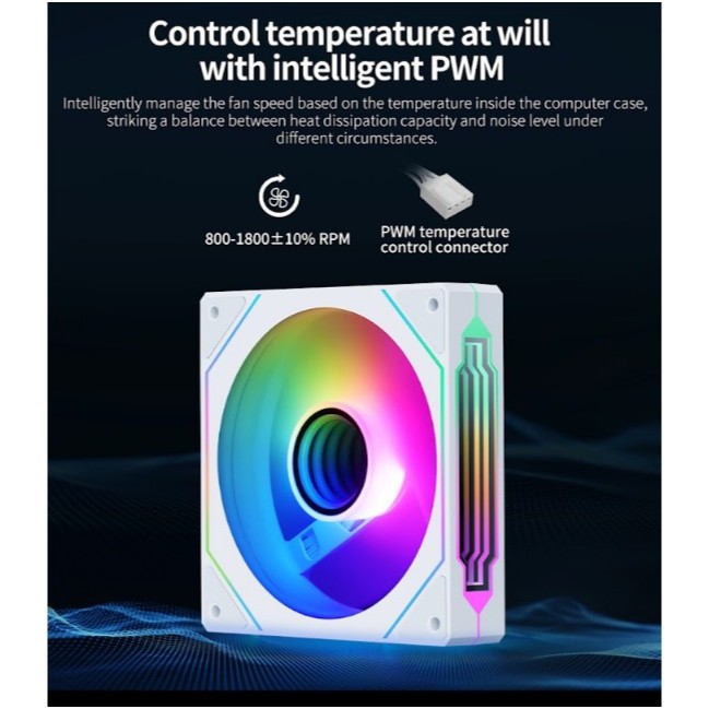 Jual Segotep NR12 ARGB Standard I Reverse - Infinity Mirror 120mm PWM A ...