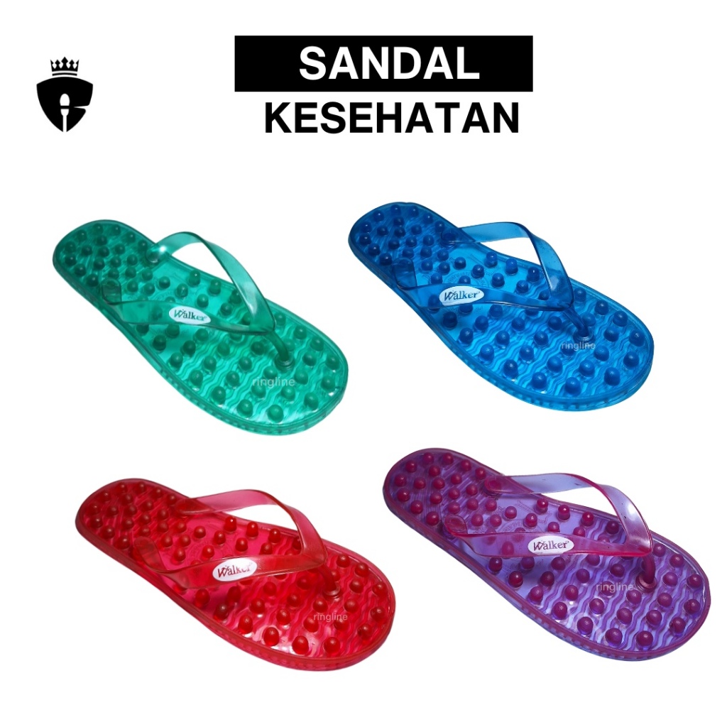 Jual SANDAL KESEHATAN DURI BESAR SANDAL REFLEKSI DURI WALKER | Shopee ...