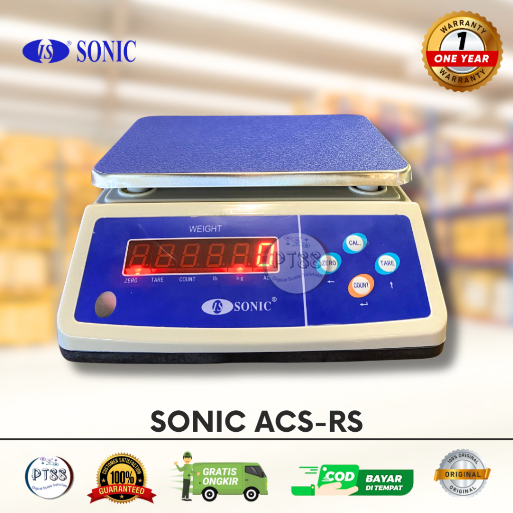 Jual Timbangan Digital Sonic ACS RS 3Kg - 30Kg Single Display Double Display/Timbangan Dapur ...