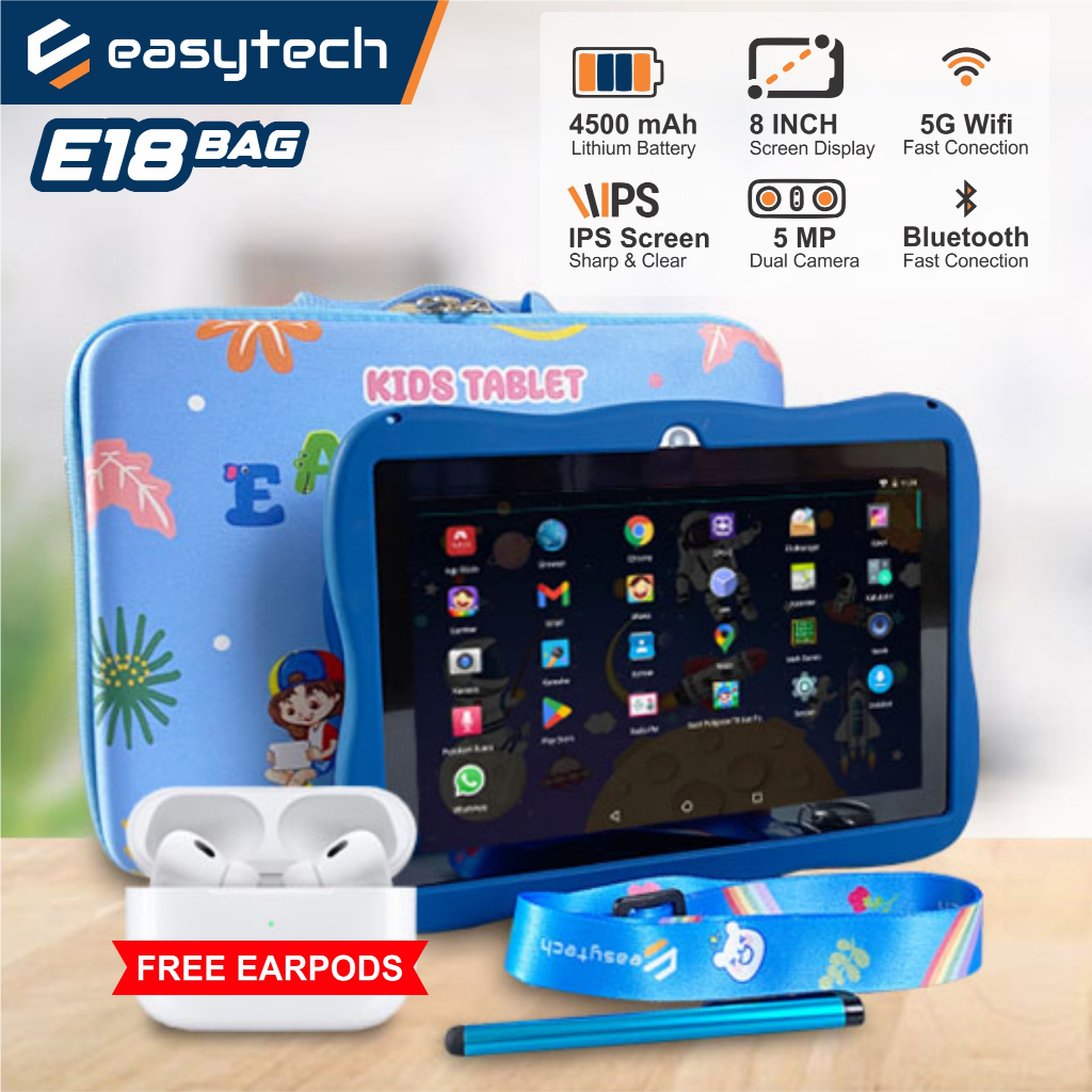 Jual Tablet Anak Android EASYTECH BUNDLING Edition Tablet Study Kids E ...