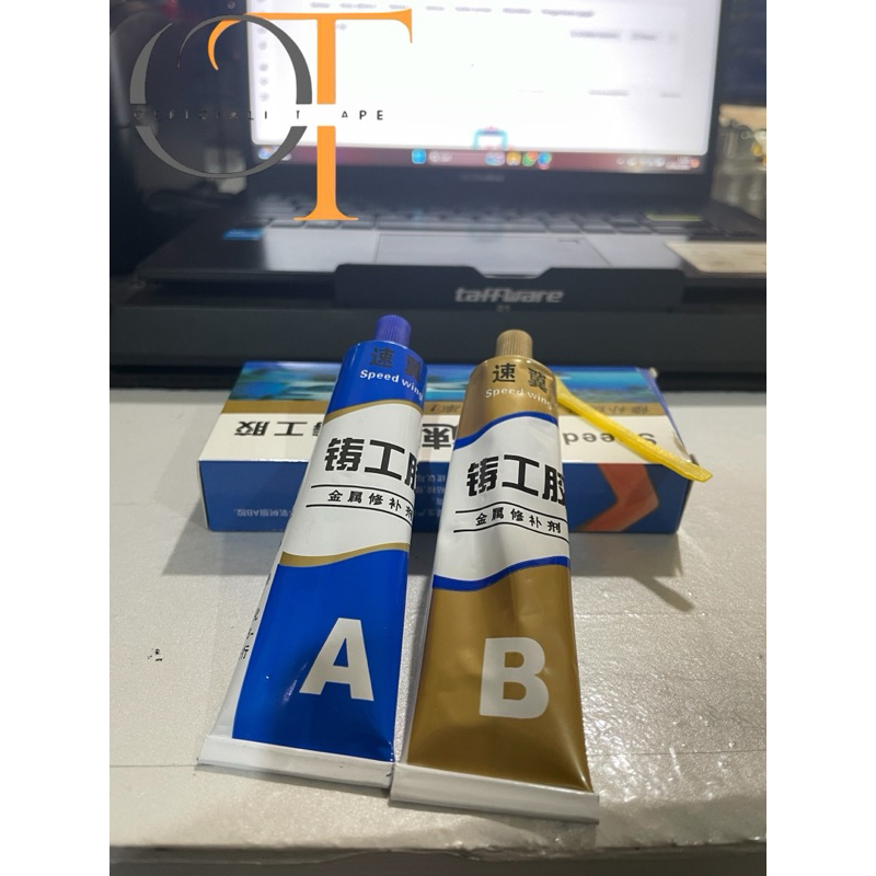 Jual LEM AB EPOXY - LEM BESI BAJA LEM MATRIAL 100gr | Shopee Indonesia