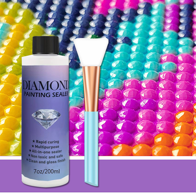 Jual Lem Segel Lukisan Berlian Sealer Permanent Hold Shine Effect Agent Lem Lukisan Diamond ...