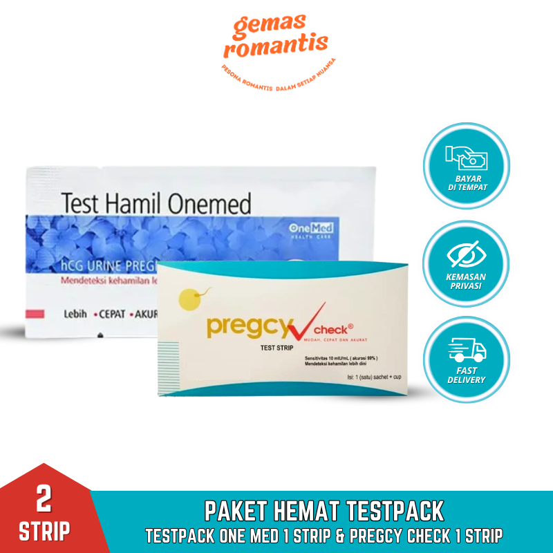 Jual Testpack Kehamilan Onemed Strip & Pregcy Check Pregnancy Test ...