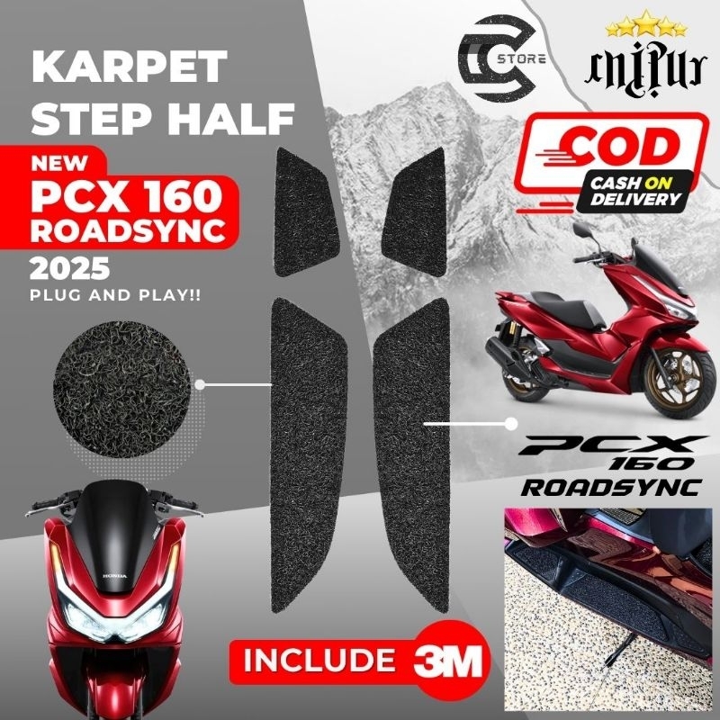 Jual Karpet Step Floor PCX 160 2025 (HALF) / Karpet Mie PCX 160 NEW ...