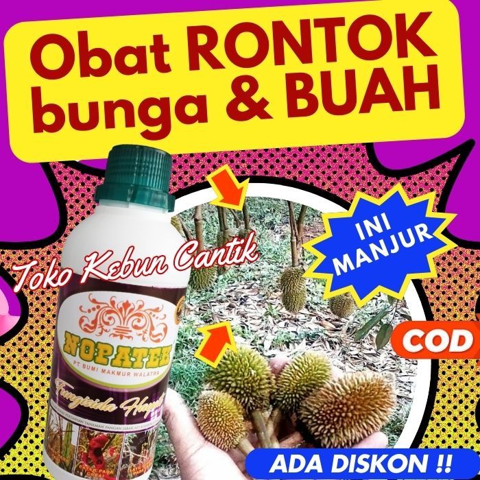 Jual NOPATEK 500ML Fungisida Organik untuk Rontok Bunga & Buah pada Jeruk, Durian, Mangga ...