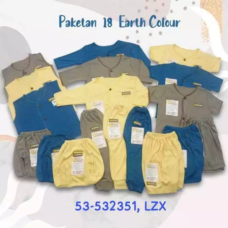 Jual PAKET 18 PCS Paket Bayi Baru lahir / Paket baru Brojol seri Motif ...