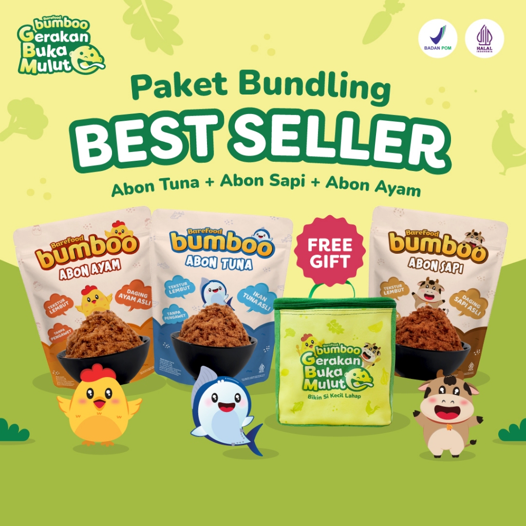 Jual Bundling Bumboo Abon Asli - Tekstur Lembut MPASI Si Kecil - Sumber ...