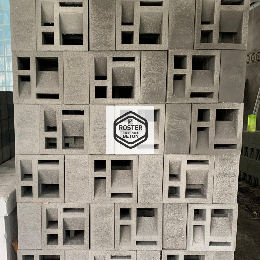 Jual Roster Beton Minimalis Modern, Roster Beton Anti Tampias Motif ...