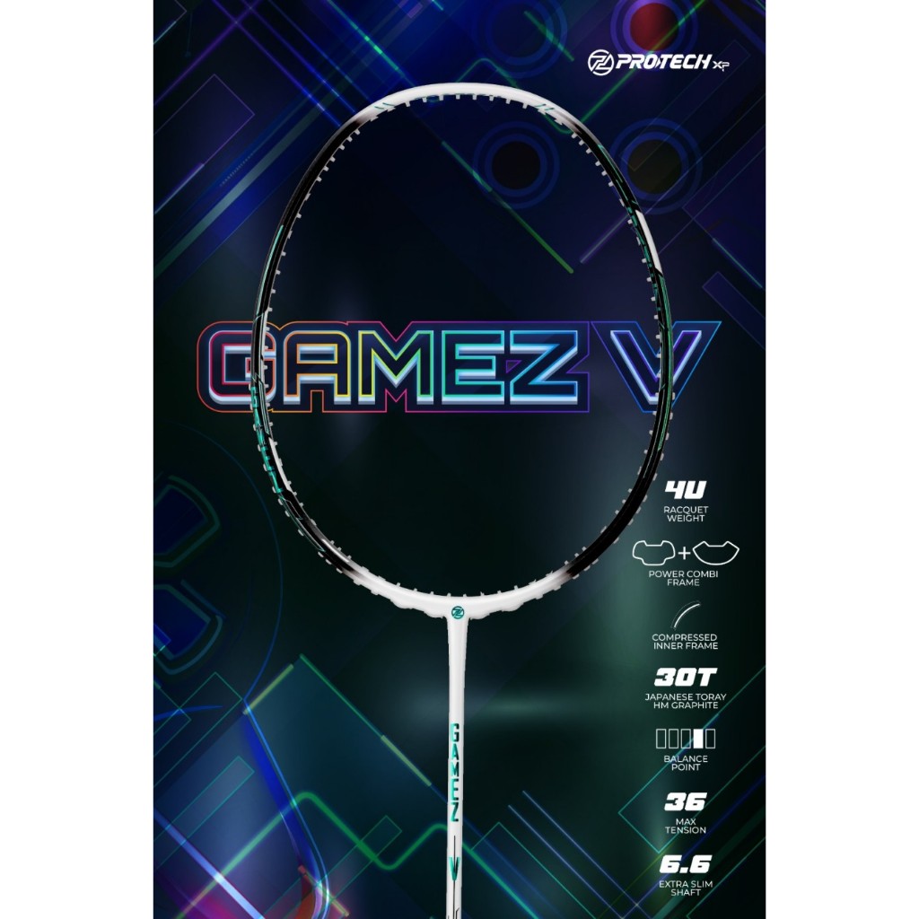 Jual Raket Badminton Protech PROTECH Badminton Racket - Aston Games V ...