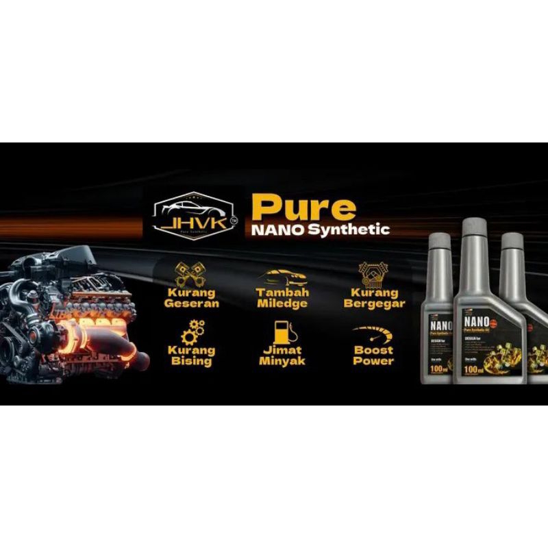 Jual JHVK pure nano synthetic oil | Shopee Indonesia