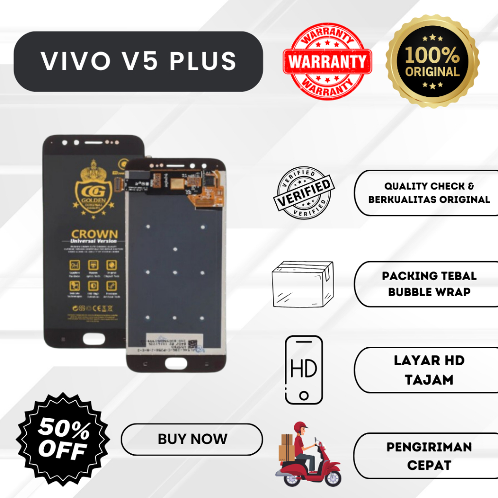 Jual LCD VIVO V5 PLUS / VIVO 1611 TOUCHSCREEN FULLSET COMPLETE ORIGINAL ...