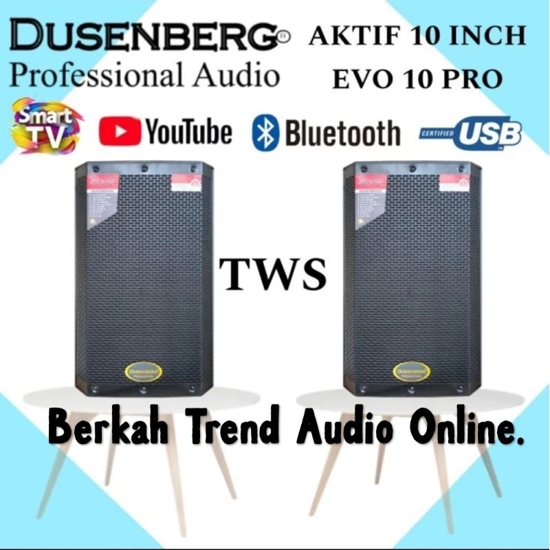 Jual Speaker Aktif DusenBerg EVO 10 PRO 10 Inch TWS Free Stand | Shopee Indonesia