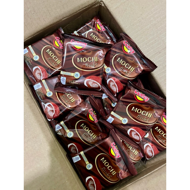 Jual mochi conley super coklat per 20 pcs | Shopee Indonesia