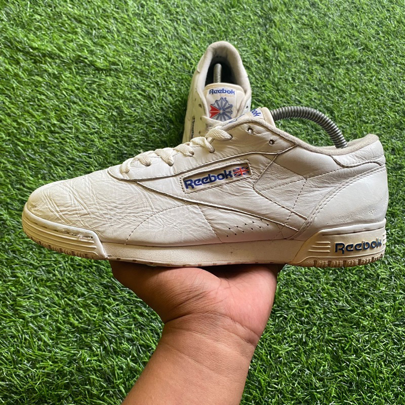 Jual Sepatu reebok classic white leather second original | Shopee Indonesia