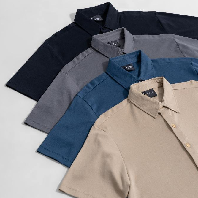 Jual BYBLANK Saga Kemeja Kaos Cotton Air - Kemeja Premium Lengan Pendek Bahan Cotton Air ...