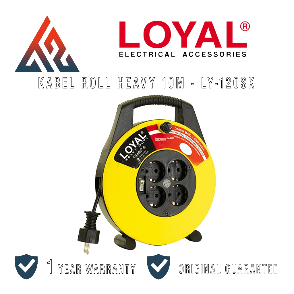 Jual Loyal Kabel Roll 10 Meter Saklar Box Terminal Heavy Duty Listrik ...