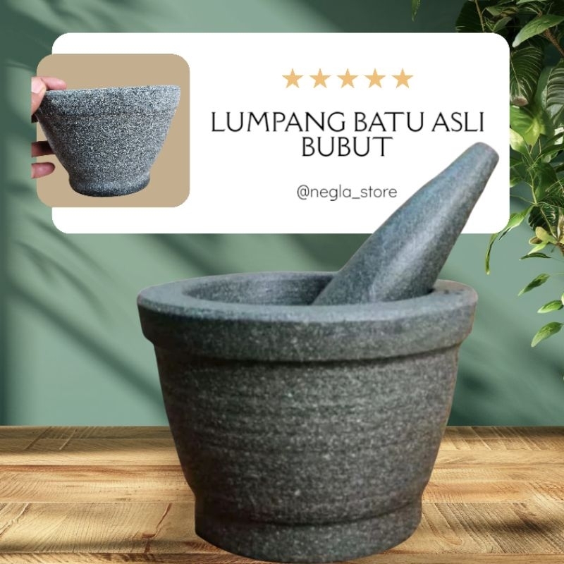Jual LUMPANG /LULUMPANG /COBEK /MUTU/ALU BATU ASLI MURNI TANPA CAMPURAN ...