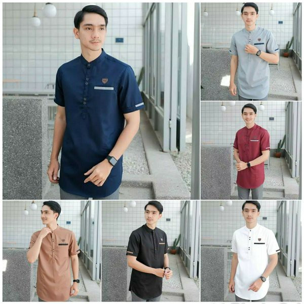Jual Muslim wear Baju Koko Pria Dewasa Model Terbaru Baju Muslim Laki-laki | Shopee Indonesia