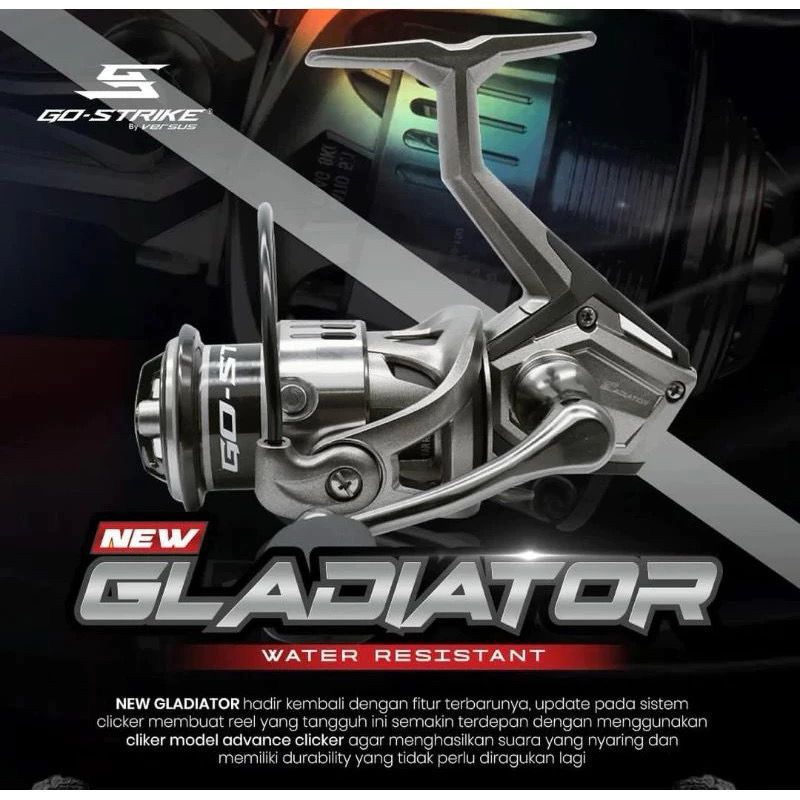 Jual Reel Spinning Go-Strike NEW Gladiators 1000 s/d 6000 PH (Power ...