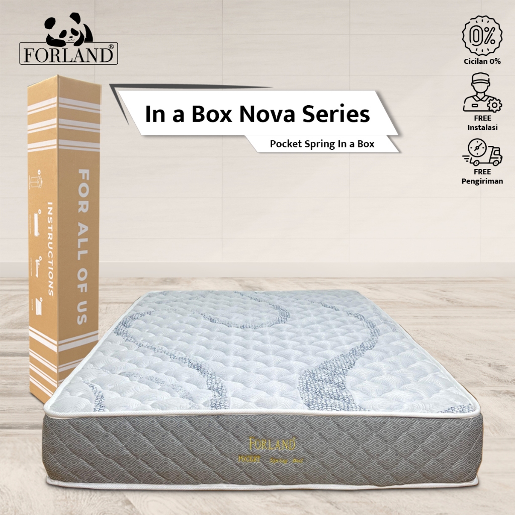 Jual Forland Springbed Pocket Spring In A Box - Nova Series | kasur dalam box | Springbed dalam ...