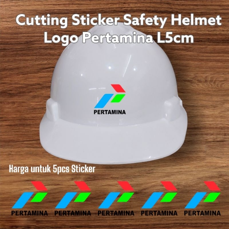 Jual Stiker Safety Helm Pertamina | Stiker Replecetive isi 5pcs logo ...