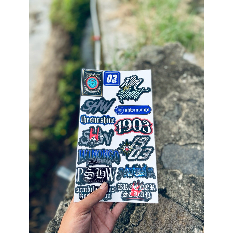 Jual STIKER PSHW V2 LAMINASI GLOSY ANTI AIR | Shopee Indonesia
