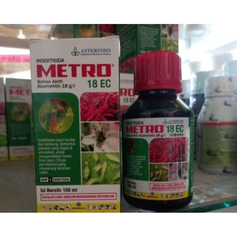 Jual Asterindo Metro Insektsida Abamektin 18 EC 100 ml | Shopee Indonesia
