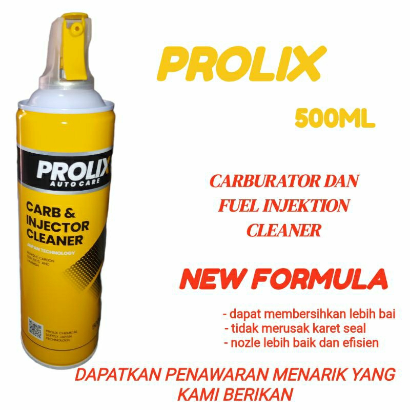 Jual carbu cleaner prolix 500ml / carburator cleaner prolix 500ml ...