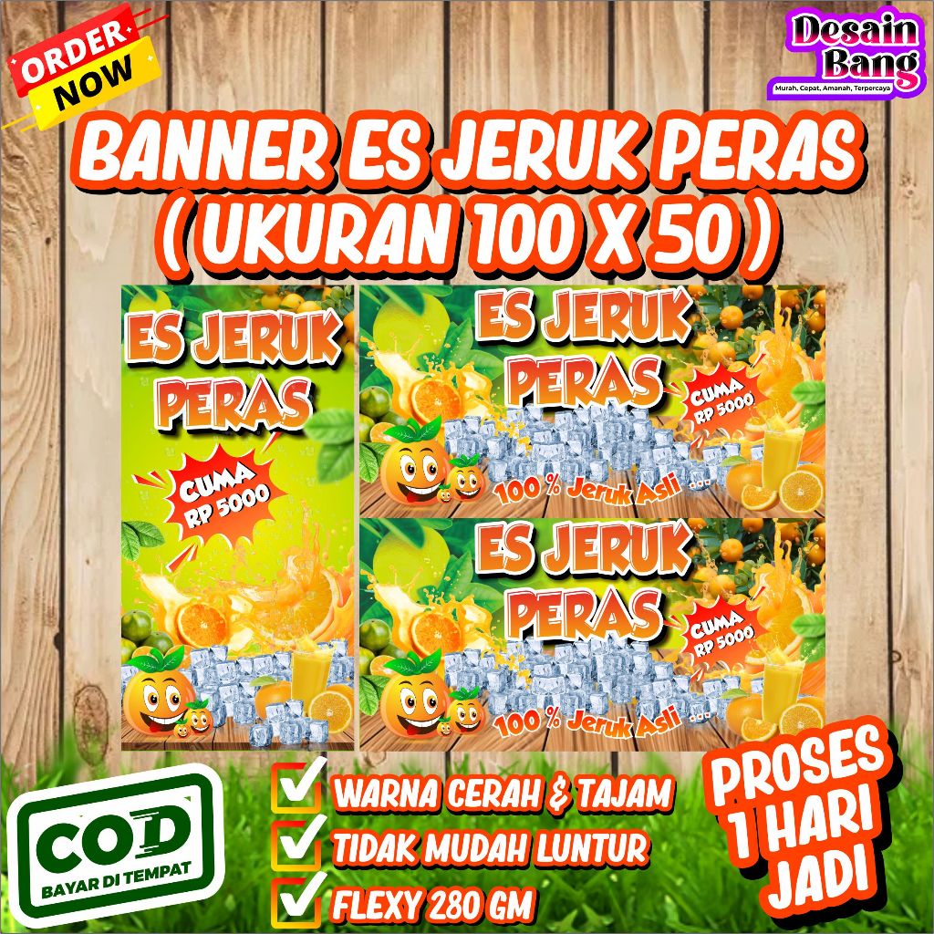 Jual Banner/Spanduk Es Jeruk Peras | Shopee Indonesia