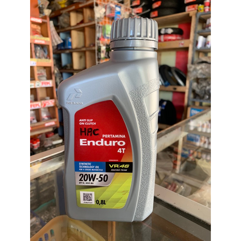 Jual OLI ENDURO 4T 20W - 50 SYNTHETIC TECHNOLOGY OIL 0.8L PERTAMINA ...