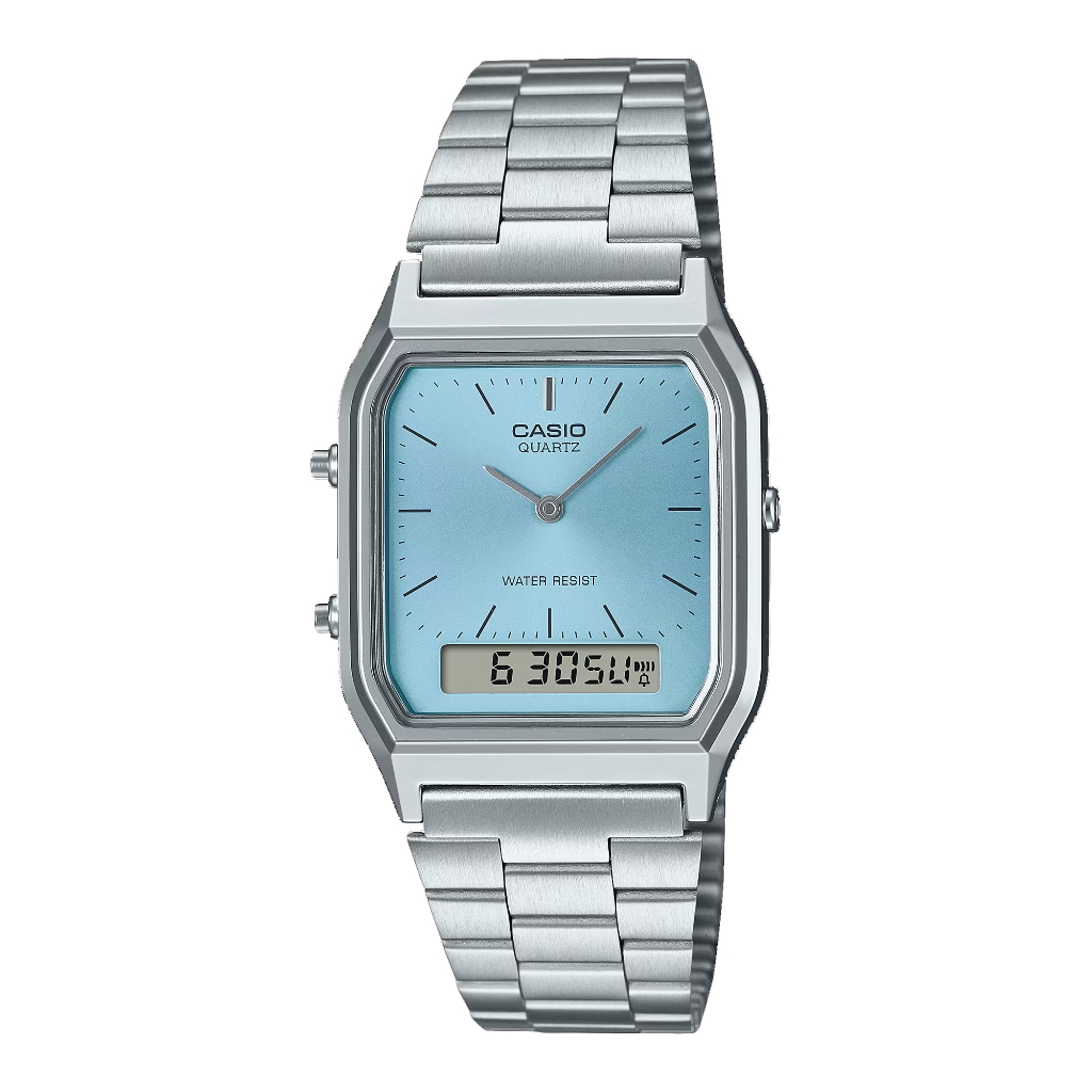 Jual Casio Jam Tangan Unisex dengan format Analog Digital AQ-230A ...