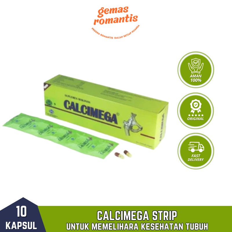 Jual Calcimega Strip isi 10 kapsul Suplemen Ibu Hamil Menyusui | Shopee ...