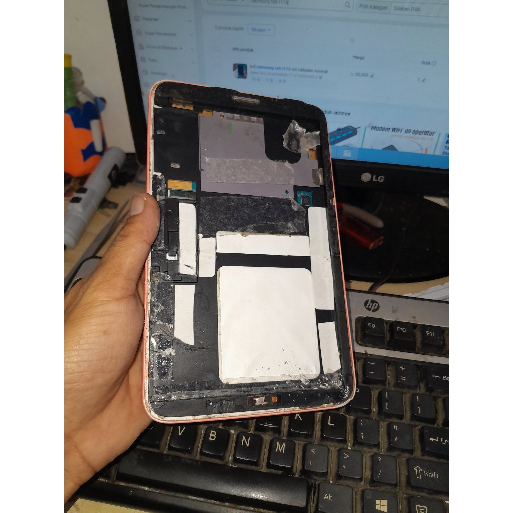 Jual samsung tab t116 mesin normal lcd tc pecah | Shopee Indonesia