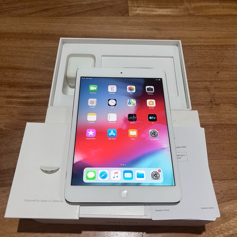 Jual Ipad mini 2 wifi 32 GB resmi full set ex ibox bonus video edukasi ...