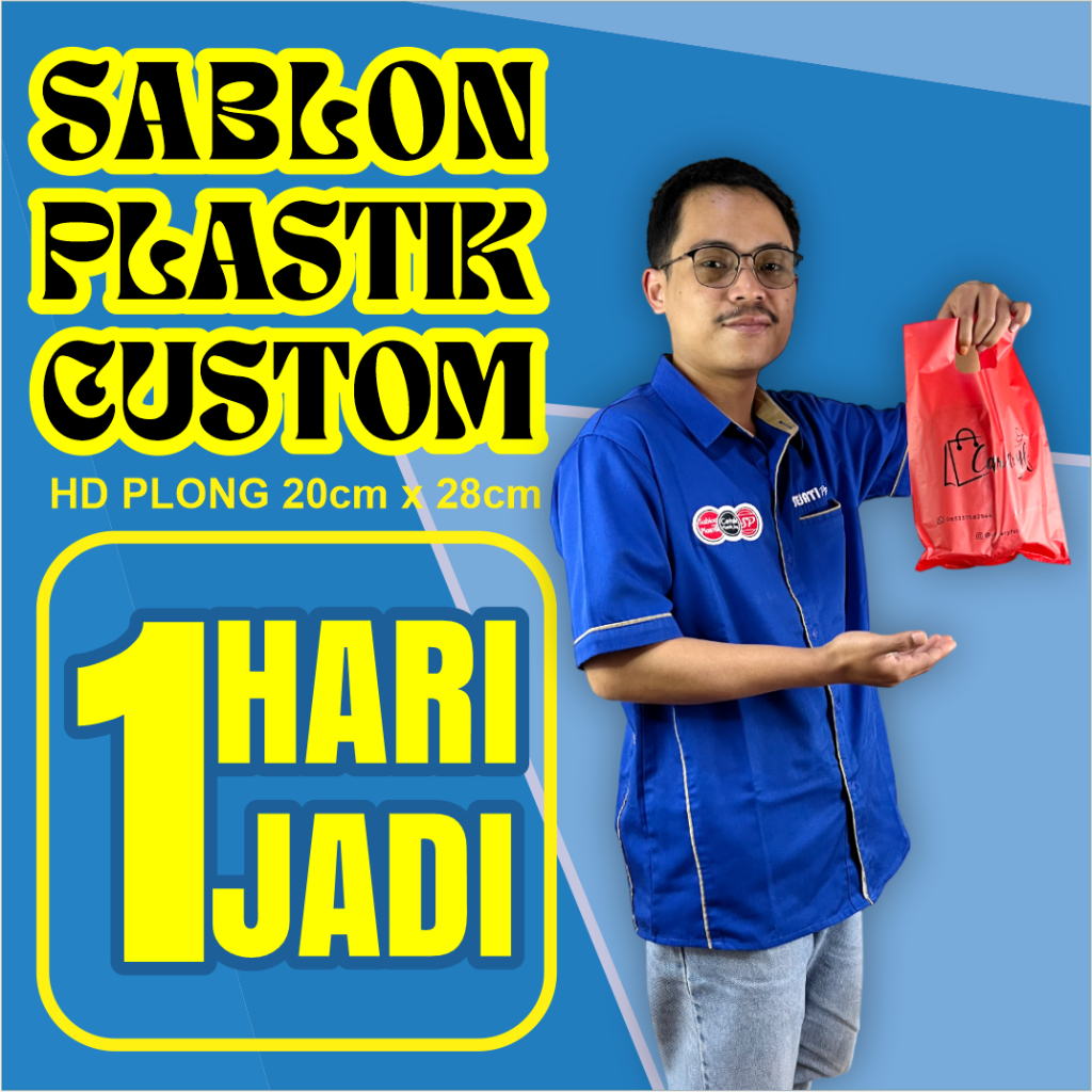 Jual Sablon Plastik Plong 20x28 SABLON 100pcs, PLASTIK SABLON plong ...