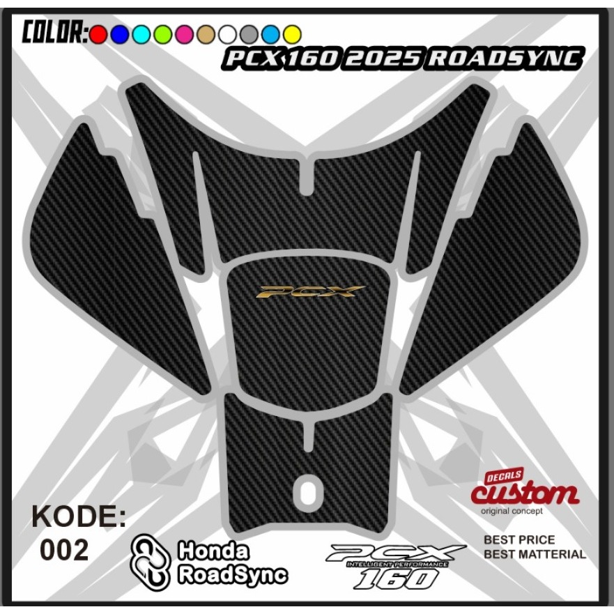Jual Tankpad Pcx 160 2025 new timbul deckpad Pcx 160 roadsync 2025 ...