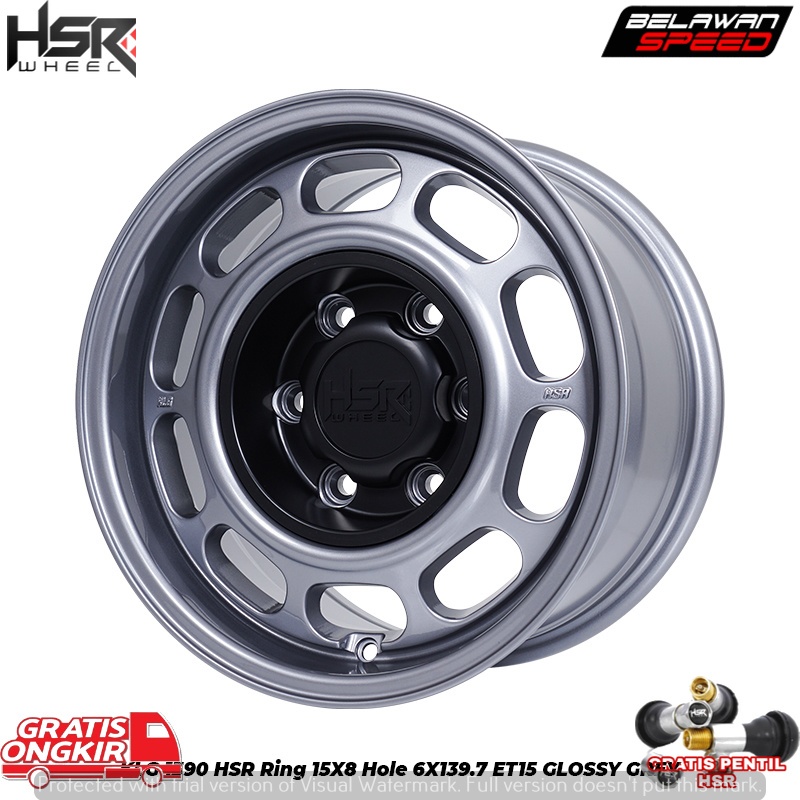 Jual VELG MOBIL STRADA TRITON HILUX DOUBLE HSR KLG RING 15 R15 PCD ...