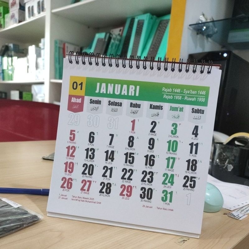Jual KALENDER MEJA 2025 | Shopee Indonesia