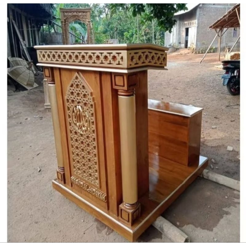 Jual mimbar jati minimalis modern | Shopee Indonesia