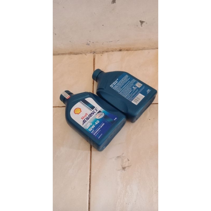 Jual Oli Shell Advance AX7 Matic 10W-30 800ml Orisinil AX7 Scooter Oli ...