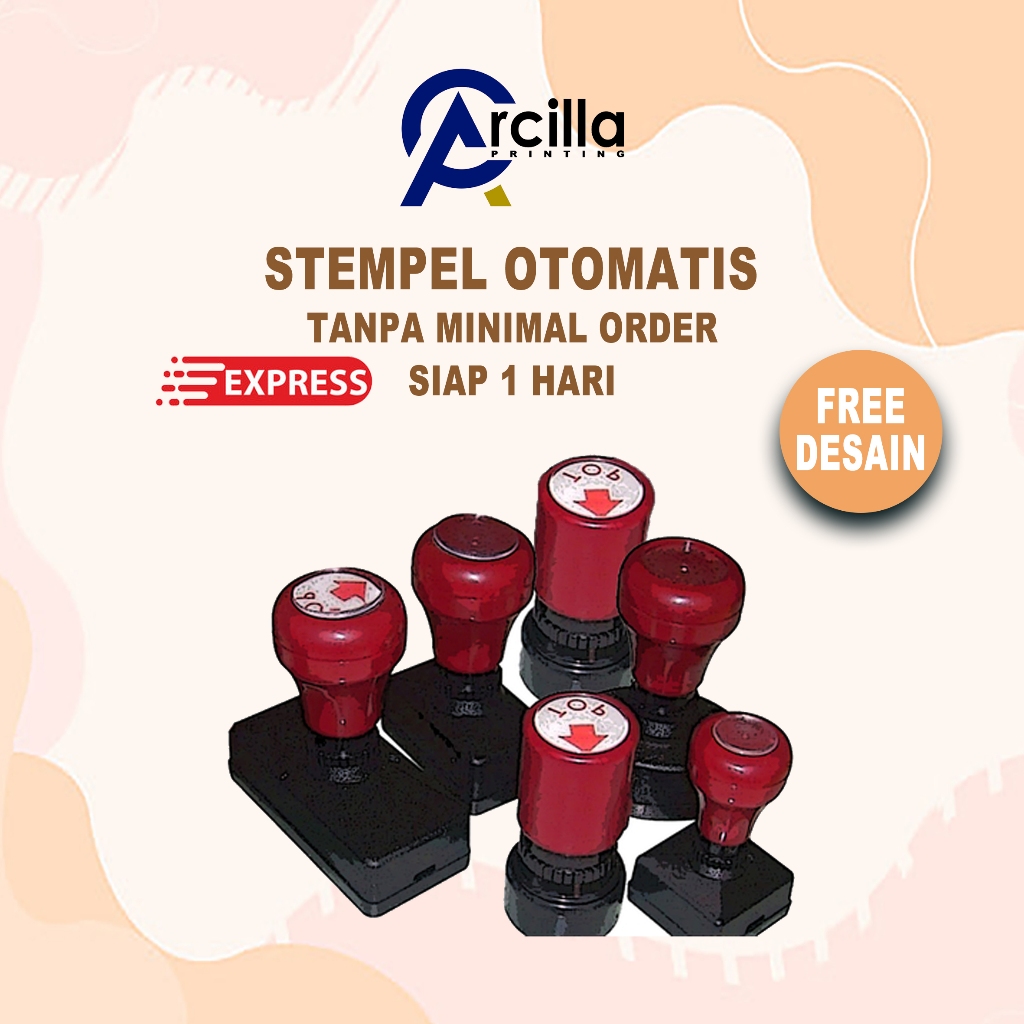Jual Stampel CAP Flash Otomatis Tinta - Tanpa Bantalan - High Quality Original - FREE DESAIN ...