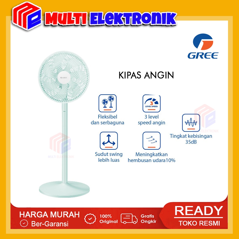Jual Gree Kipas Angin Wind Green Fan GCF-12iGN / GCF-14iGN Fleksibel ...