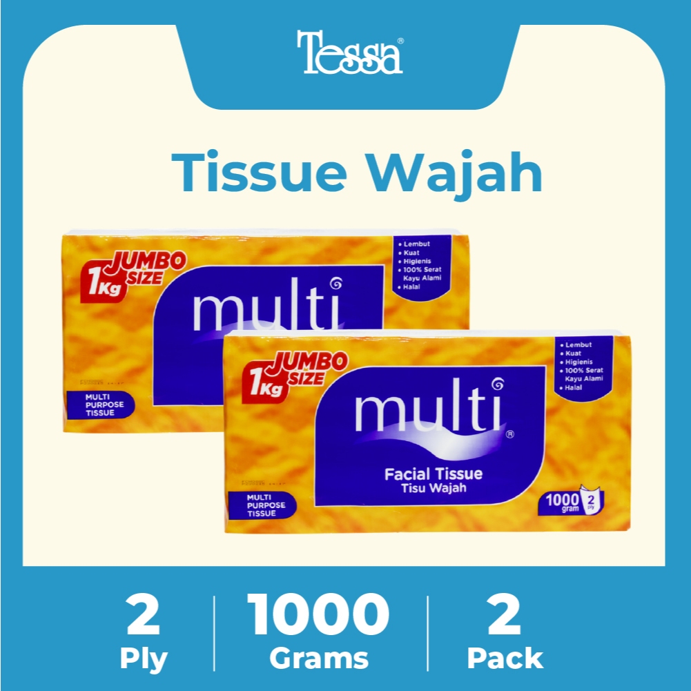 Jual Tissue Multi Facial 1000 gr 2 SET Lebih Hemat - Tissue Facial ...