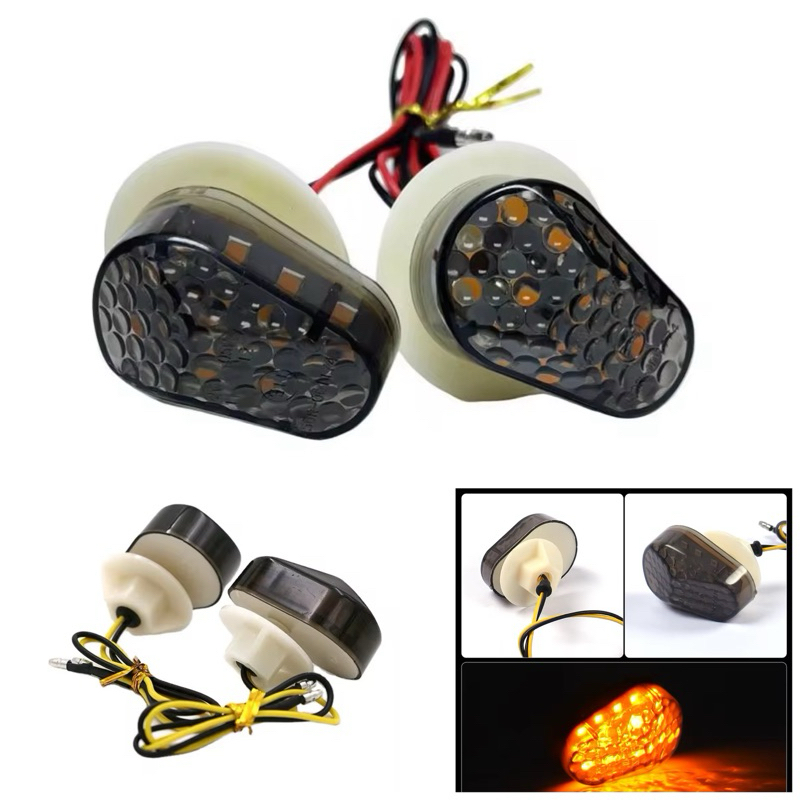 Jual Sen Tempel Oval D90 Lampu Sein Tempel Oval Universal R15,Cbr150r,Gsx,Ninja,R25 Dan Motor ...