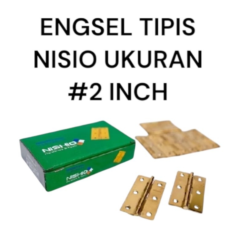 Jual Engsel Kuning tipis NISHIO UKURAN 2 inch, 2,5 inch, 3 inch // per ...