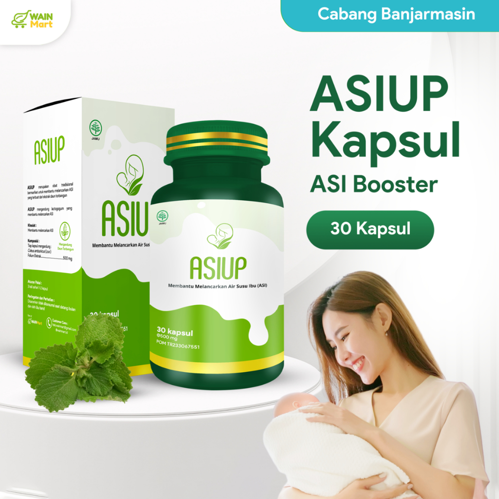 Jual ASI UP Suplemen Pelancar ASI Booster Lancar Torbangun Herbal Untuk ...